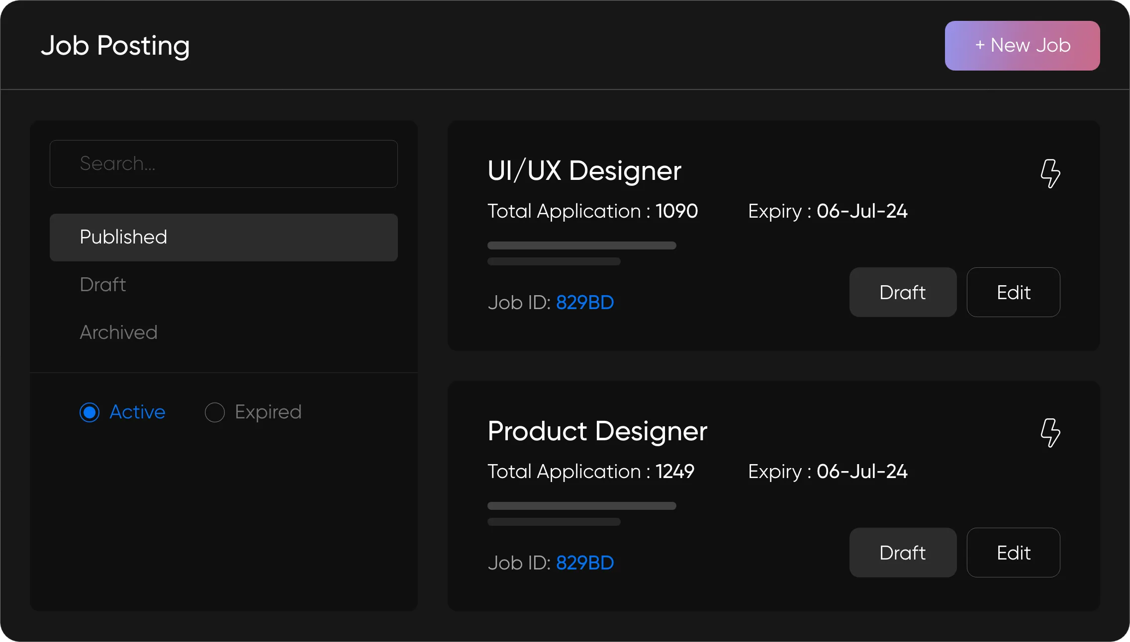 Job Application Management System with Job Tracker